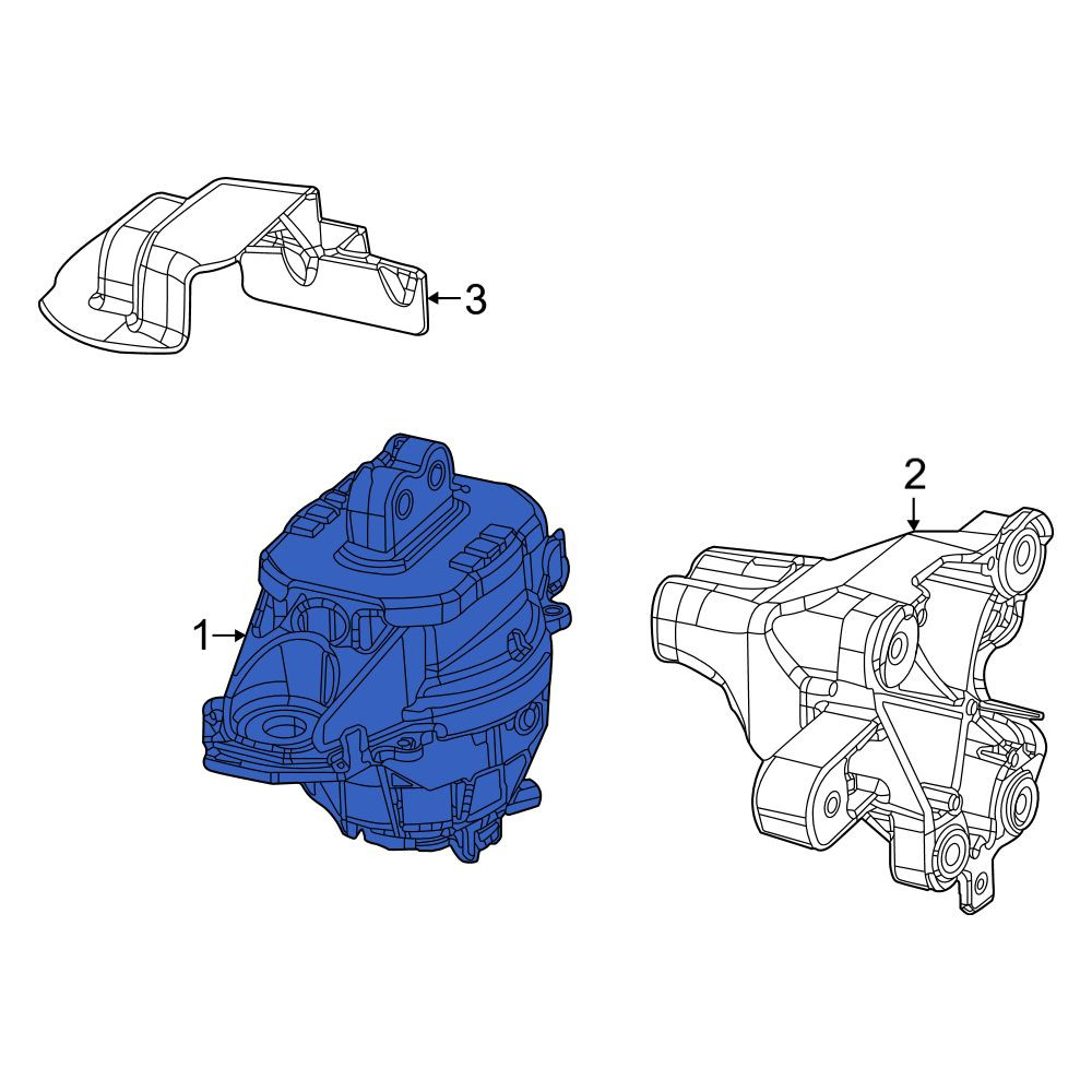Jeep OE 68375806AG - Right Engine Mount