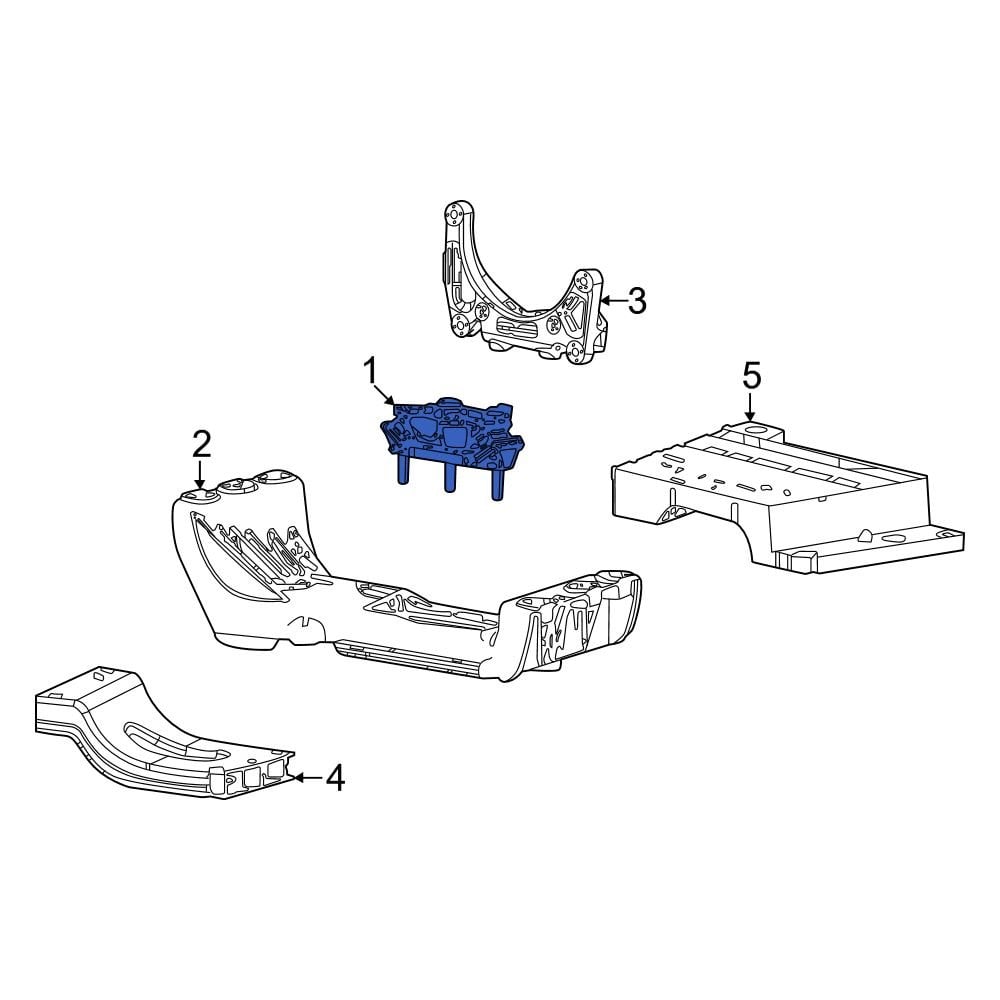 Jeep OE 68375820AB - Automatic Transmission Mount