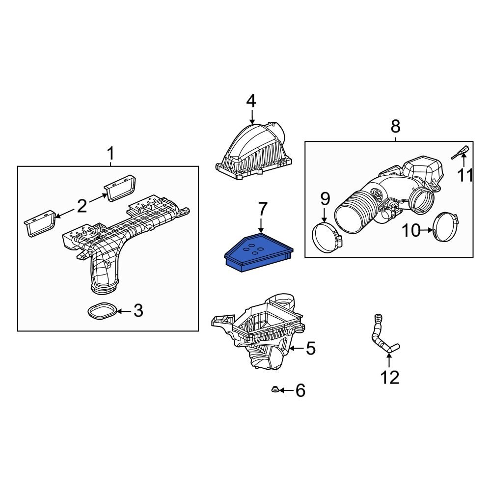 Jeep OE 68376815AA - Engine Air Filter