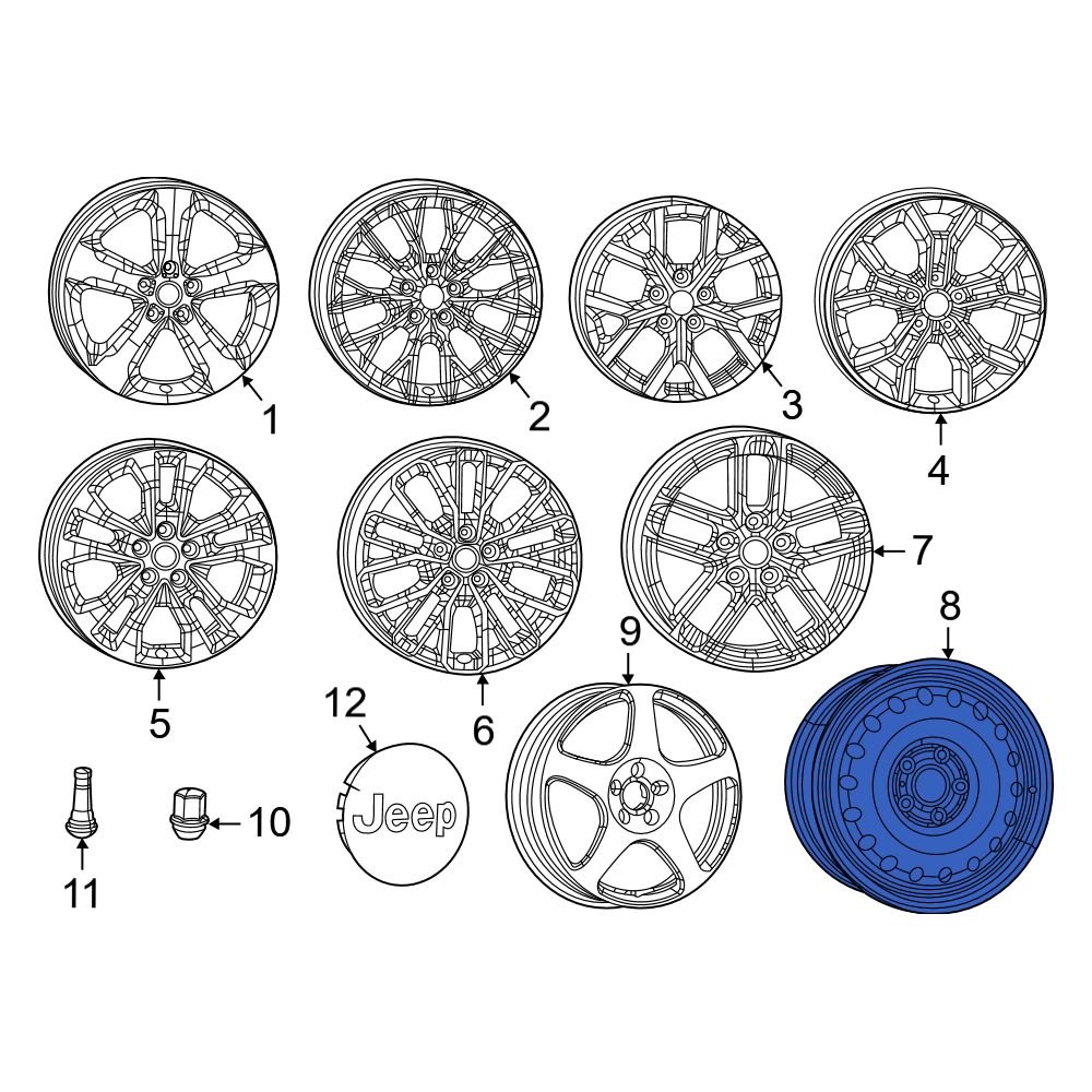 Jeep OE 4755313AB - Wheel