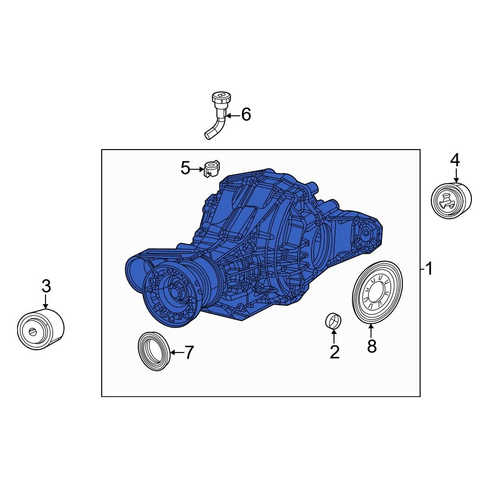 Jeep OE 68378937AB - Rear Differential