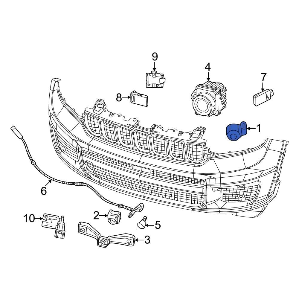 Jeep OE 6PG86TZZAA - Rear Parking Aid Sensor