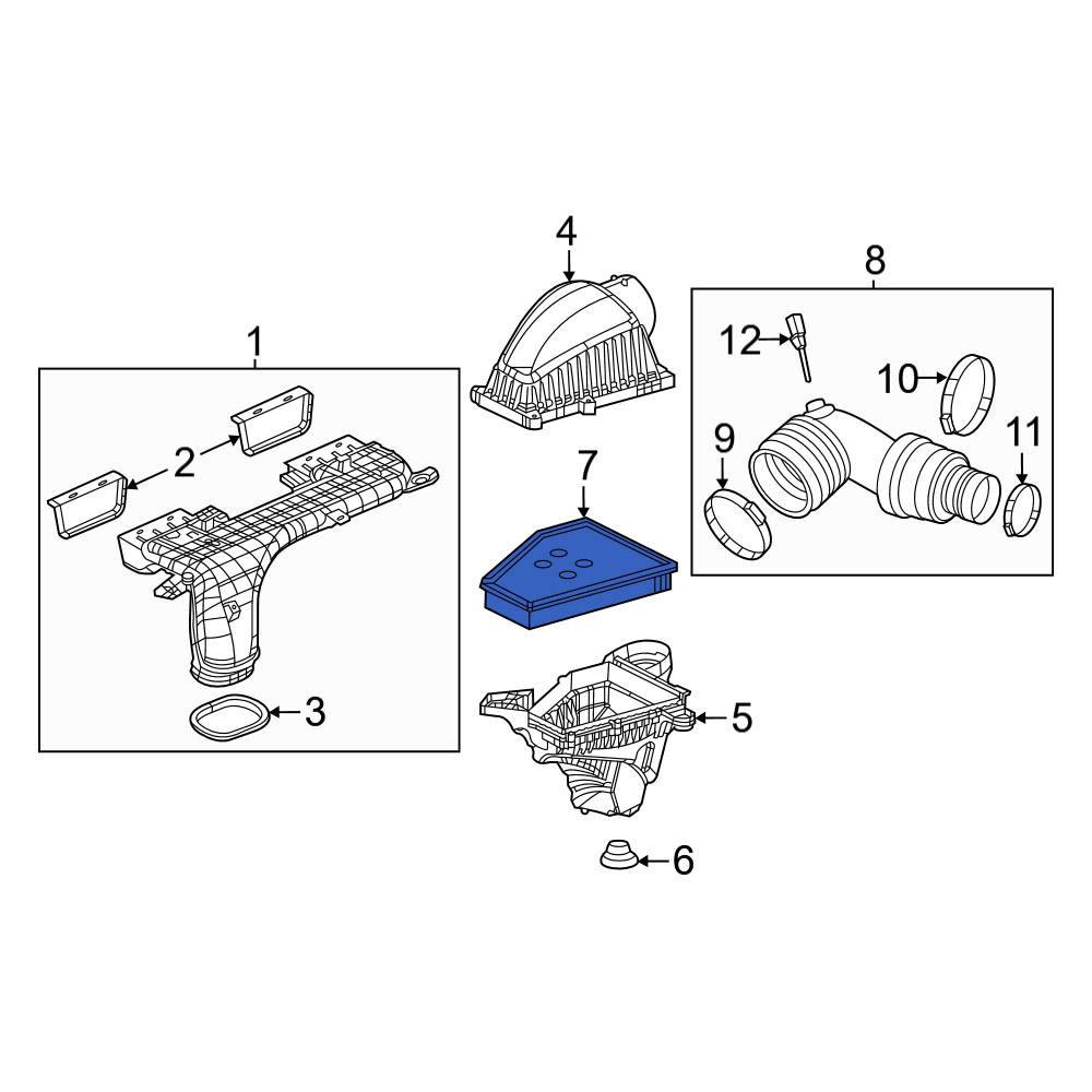 Jeep OE 68357605AA - Engine Air Filter