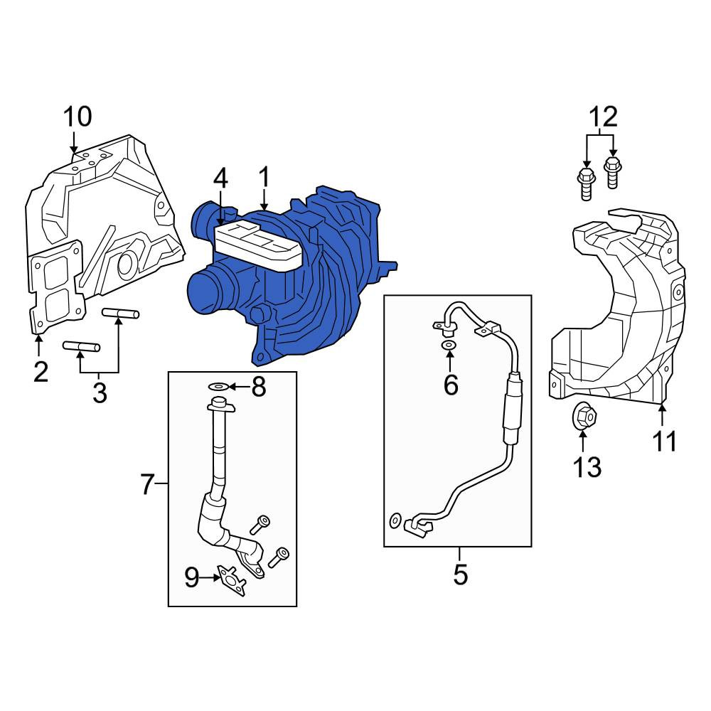 Jeep OE 68570195AC - Turbocharger