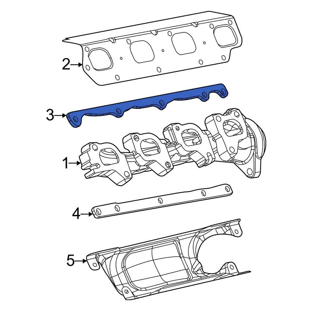 Jeep OE 68408129AA - Upper Exhaust Manifold Brace