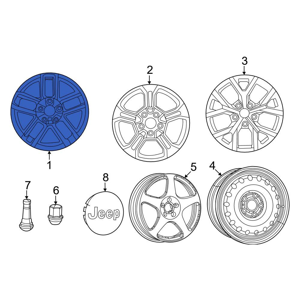 Jeep OE 4726885AA - Wheel