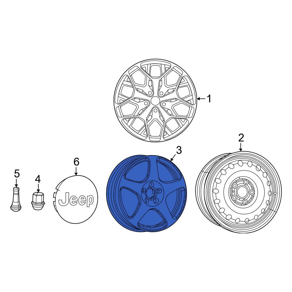 Jeep OE 4755314AA - Wheel