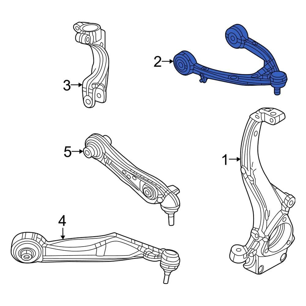 Jeep OE 68375788AC - Front Right Upper Suspension Control Arm