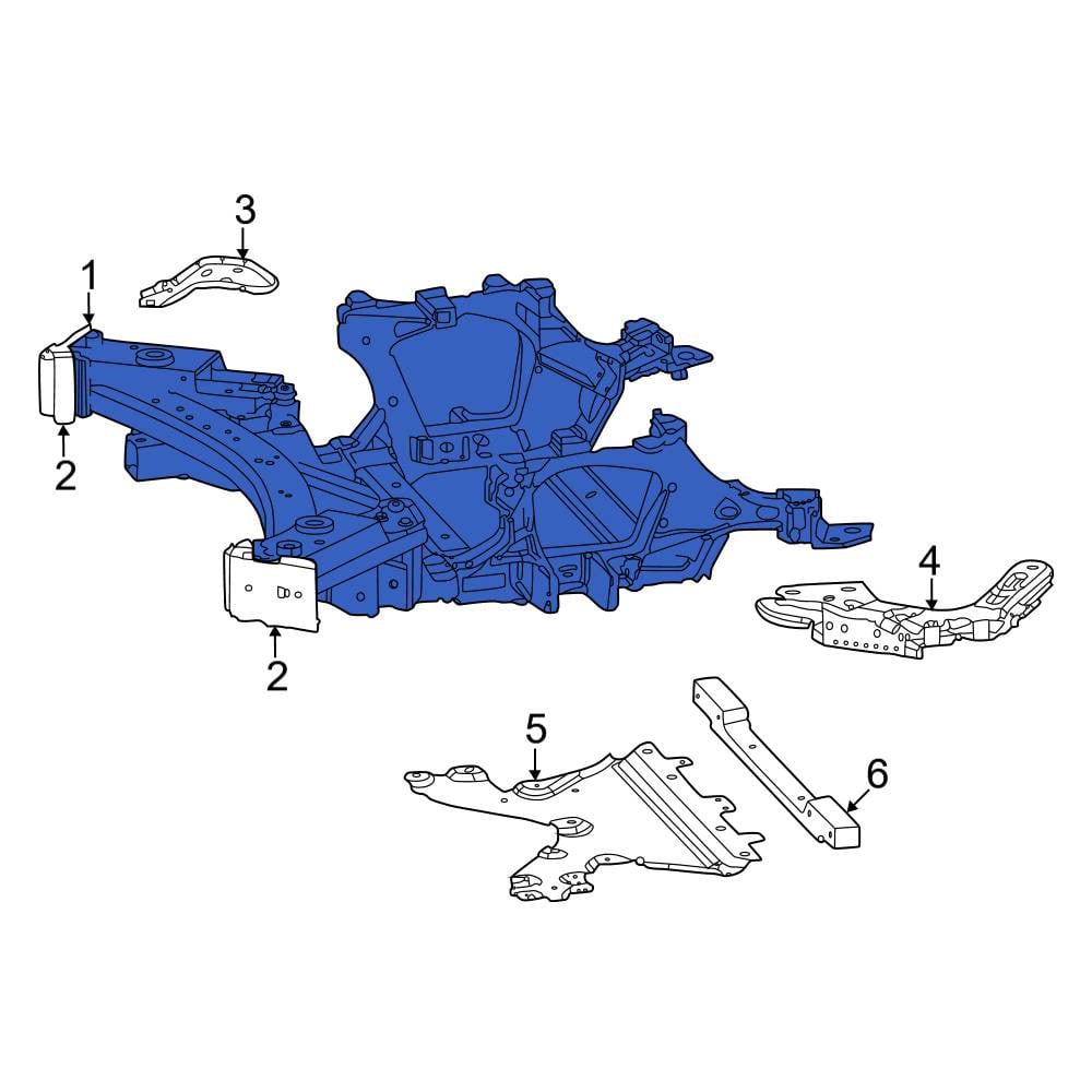 Jeep OE 68518435AC - Front Engine Cradle