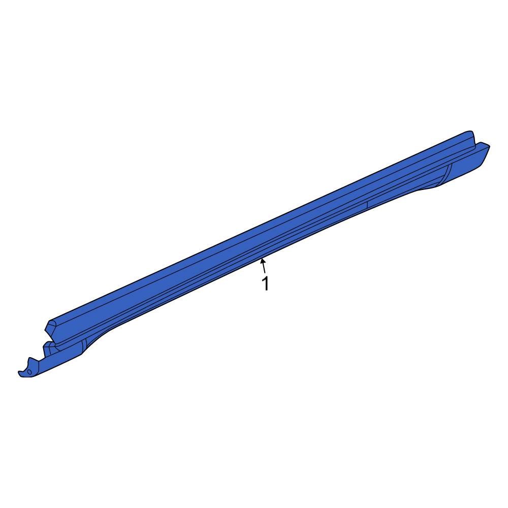 Jeep OE 6PZ86GXHAC - Right Rocker Panel Guard