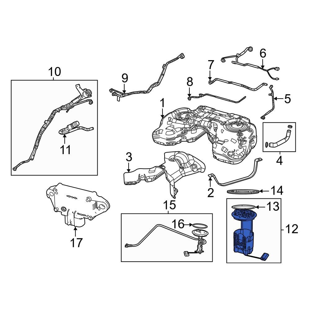 Jeep OE 68541368AC - Fuel Pump and Sender Assembly