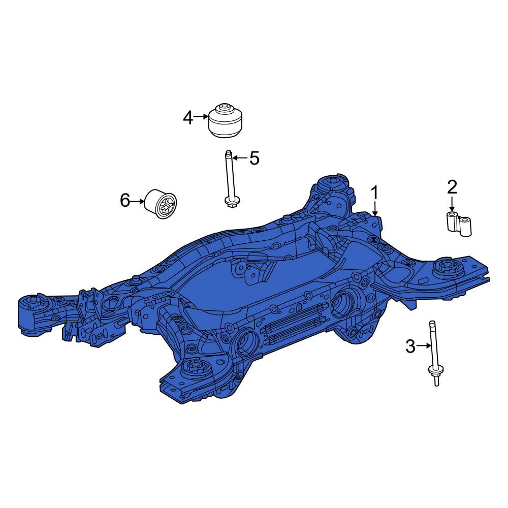 Jeep OE 68416524AH - Rear Suspension Subframe Crossmember