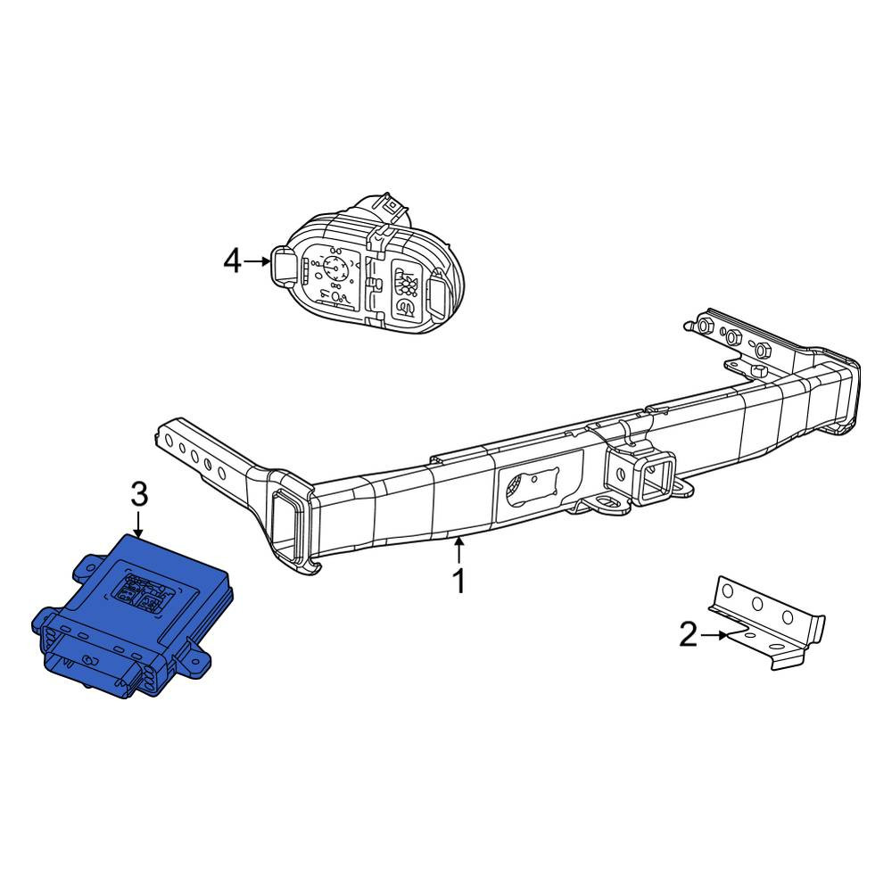 Jeep OE 68588997AA - Rear Trailer Brake Control Module