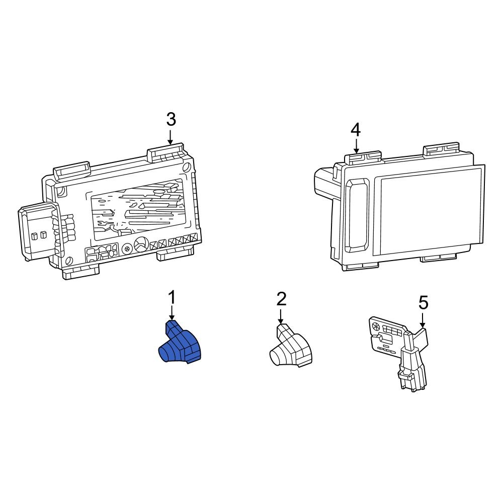 Jeep OE 6PG86TZZAA - Rear Parking Aid Sensor