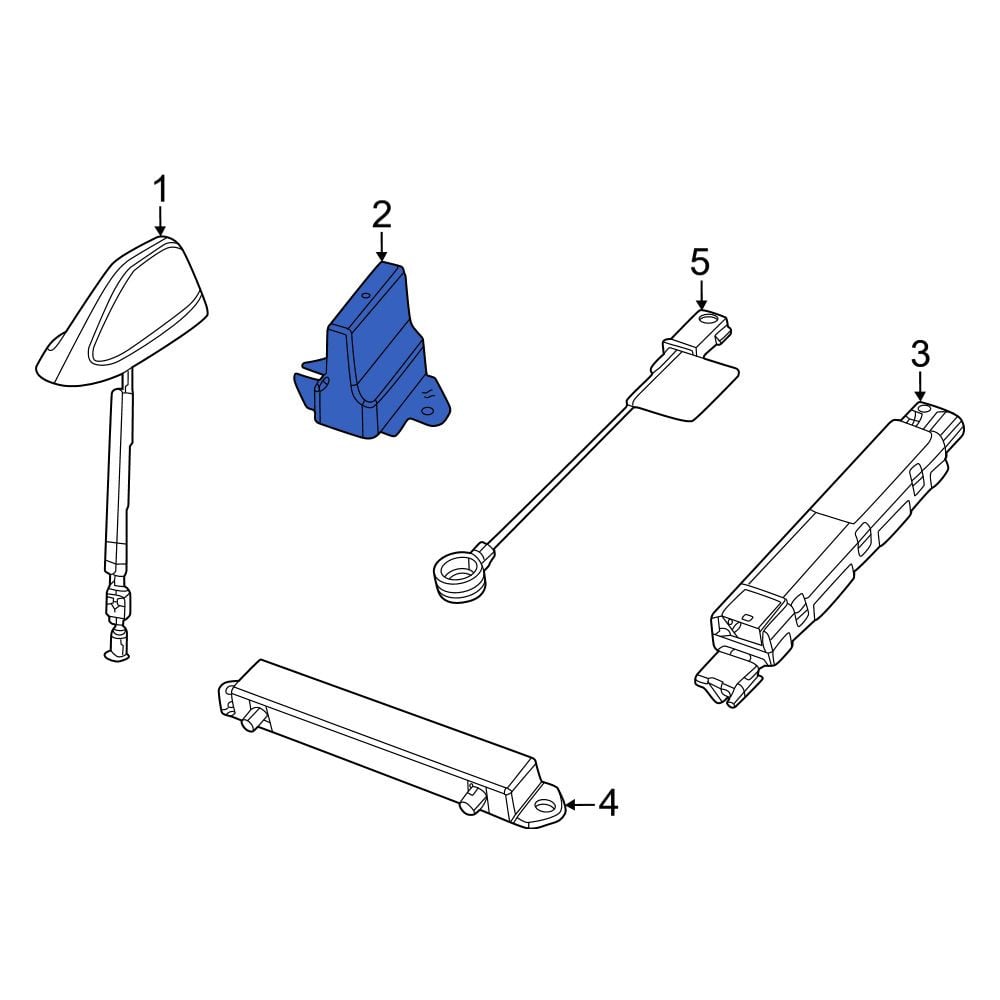 Jeep OE 68293977AA - Mobile Phone Antenna