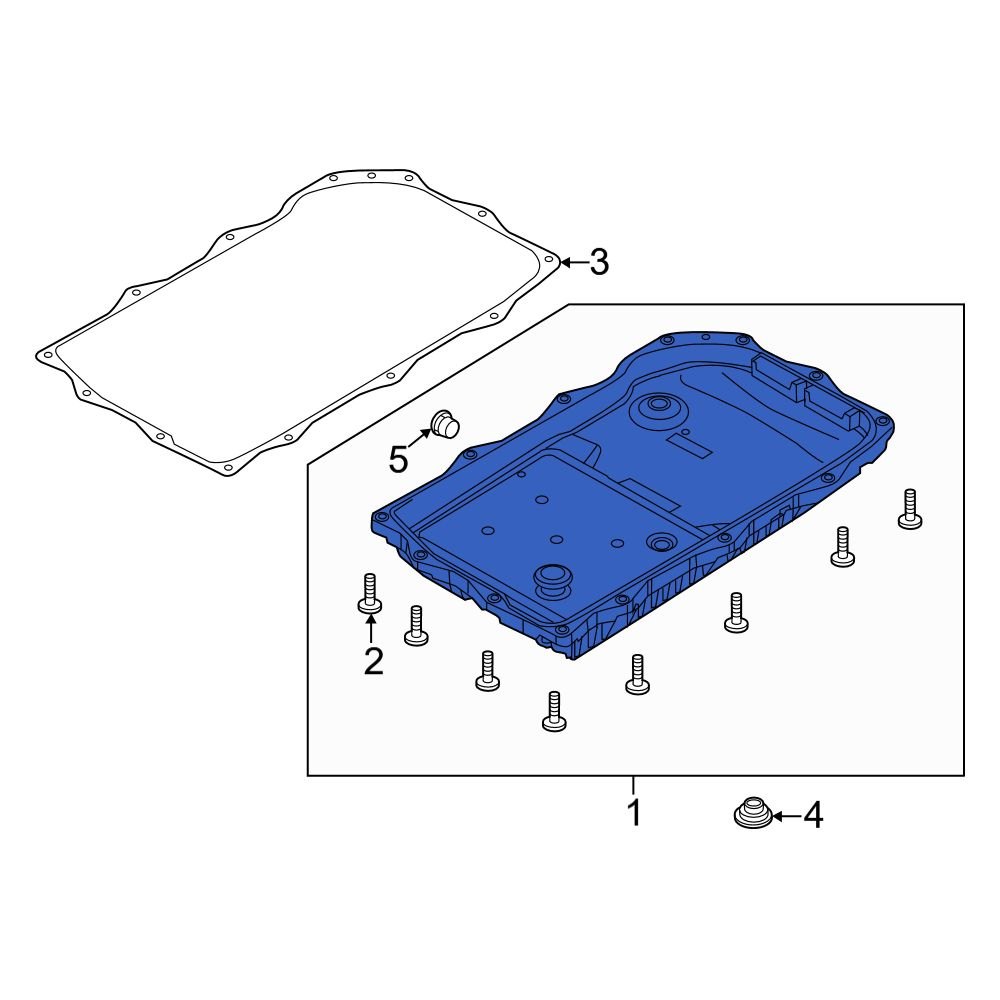 Jeep OE 68362041AC - Transmission Oil Pan