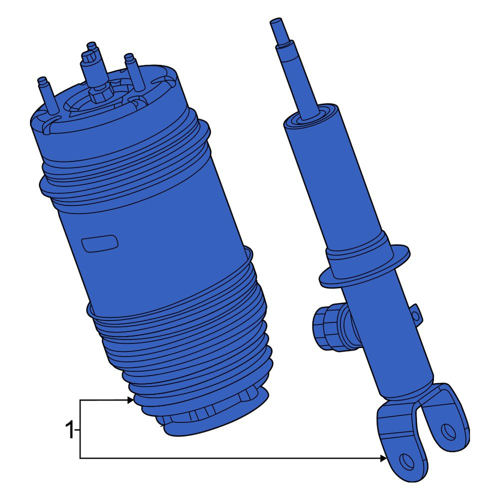 Jeep OE 68423232AD - Front Suspension Strut