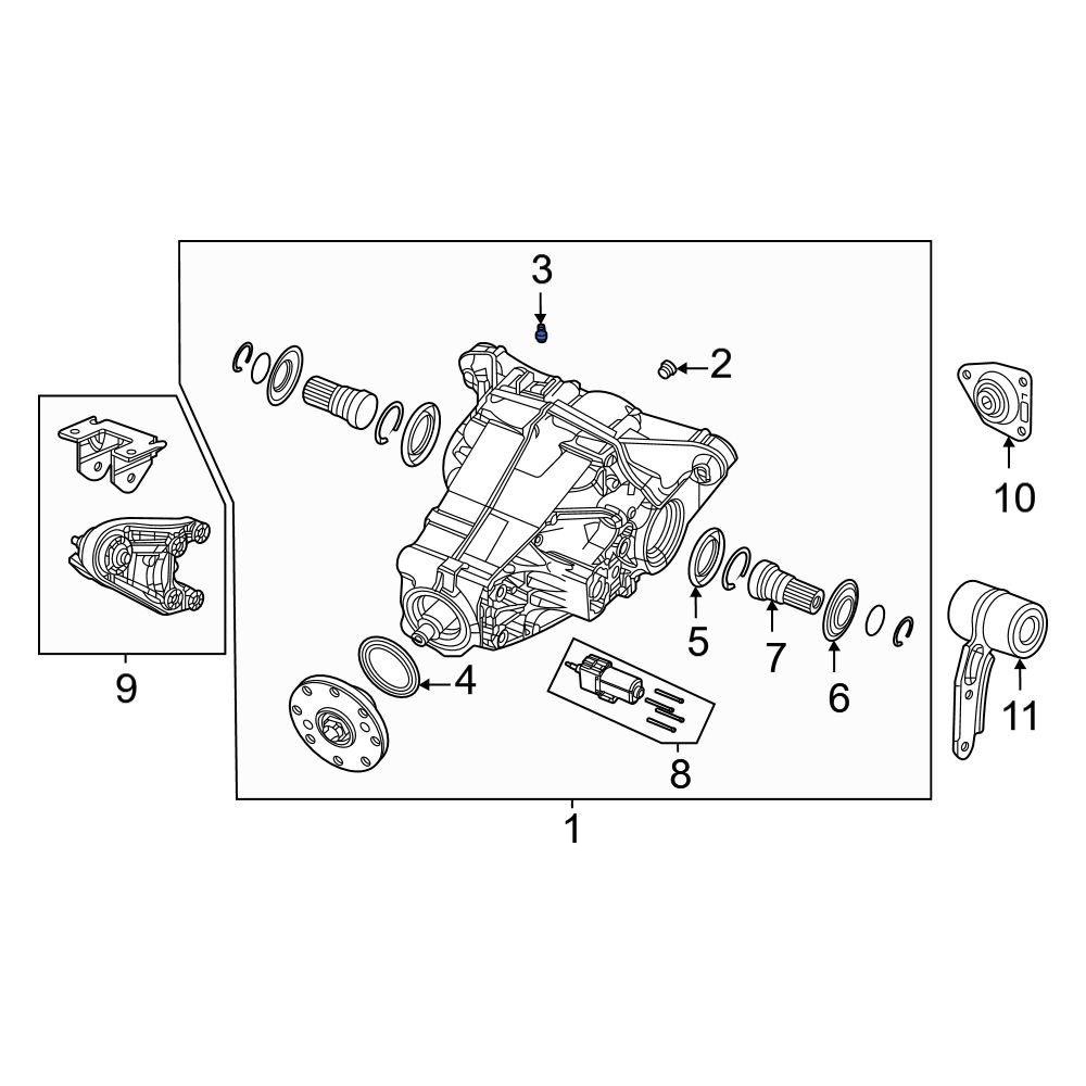 Jeep OE 68084188AB - Front Differential Vent Hose