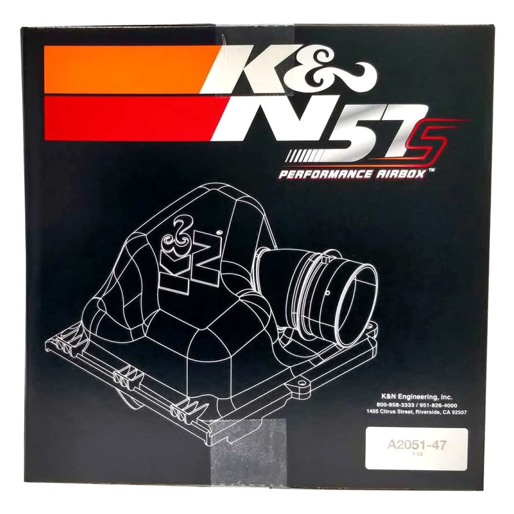 K&N® 57S-9506 - 57i Series Generation II Black Cold Air Intake System ...