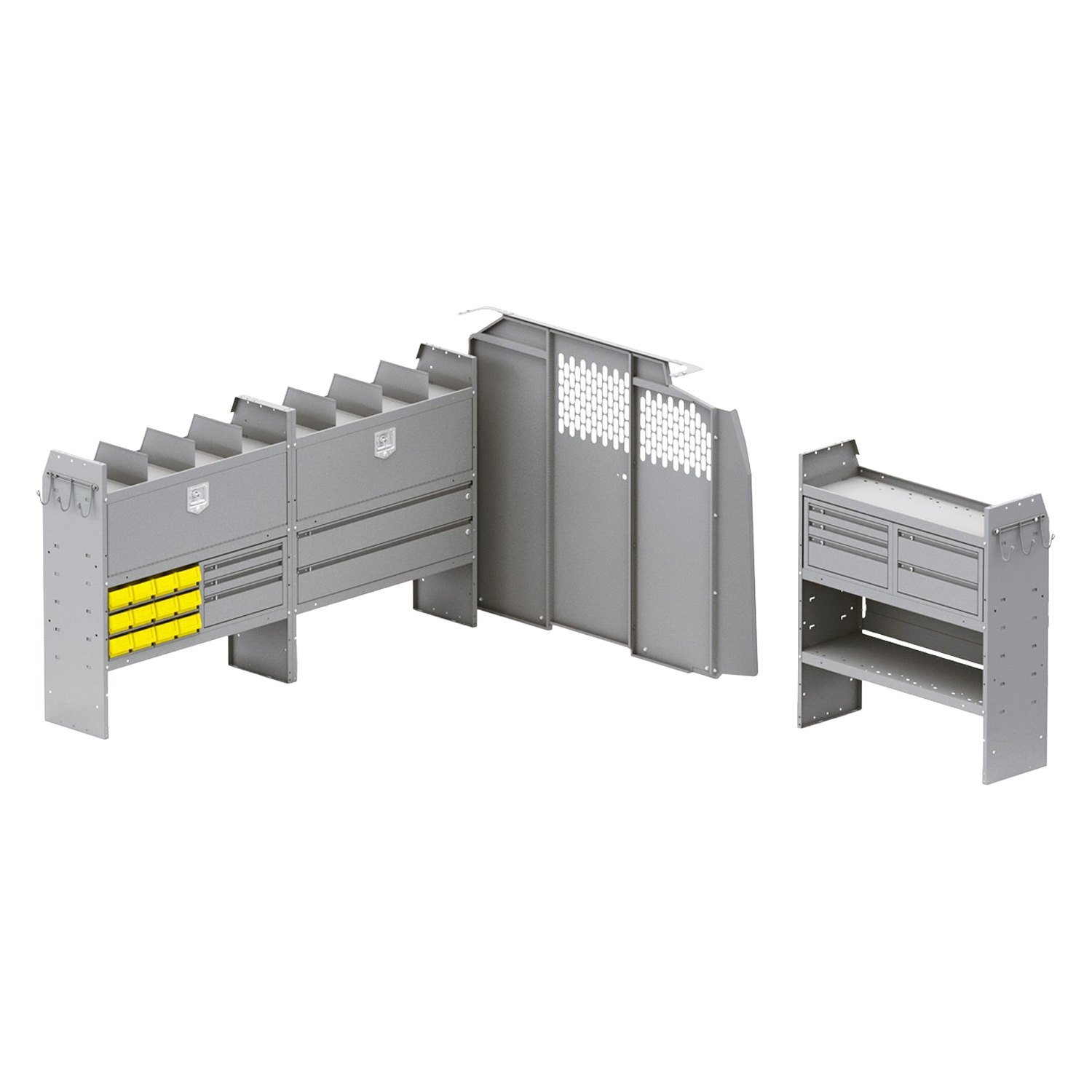 Kargo Master® FFM-GMS - Quick Max Van Shelving Package