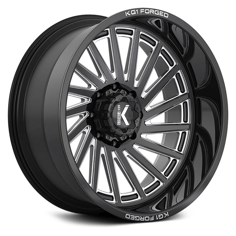 KG1 FORGED® KC006 BOOST Wheels - Gloss Black with Milled Accents Rims ...