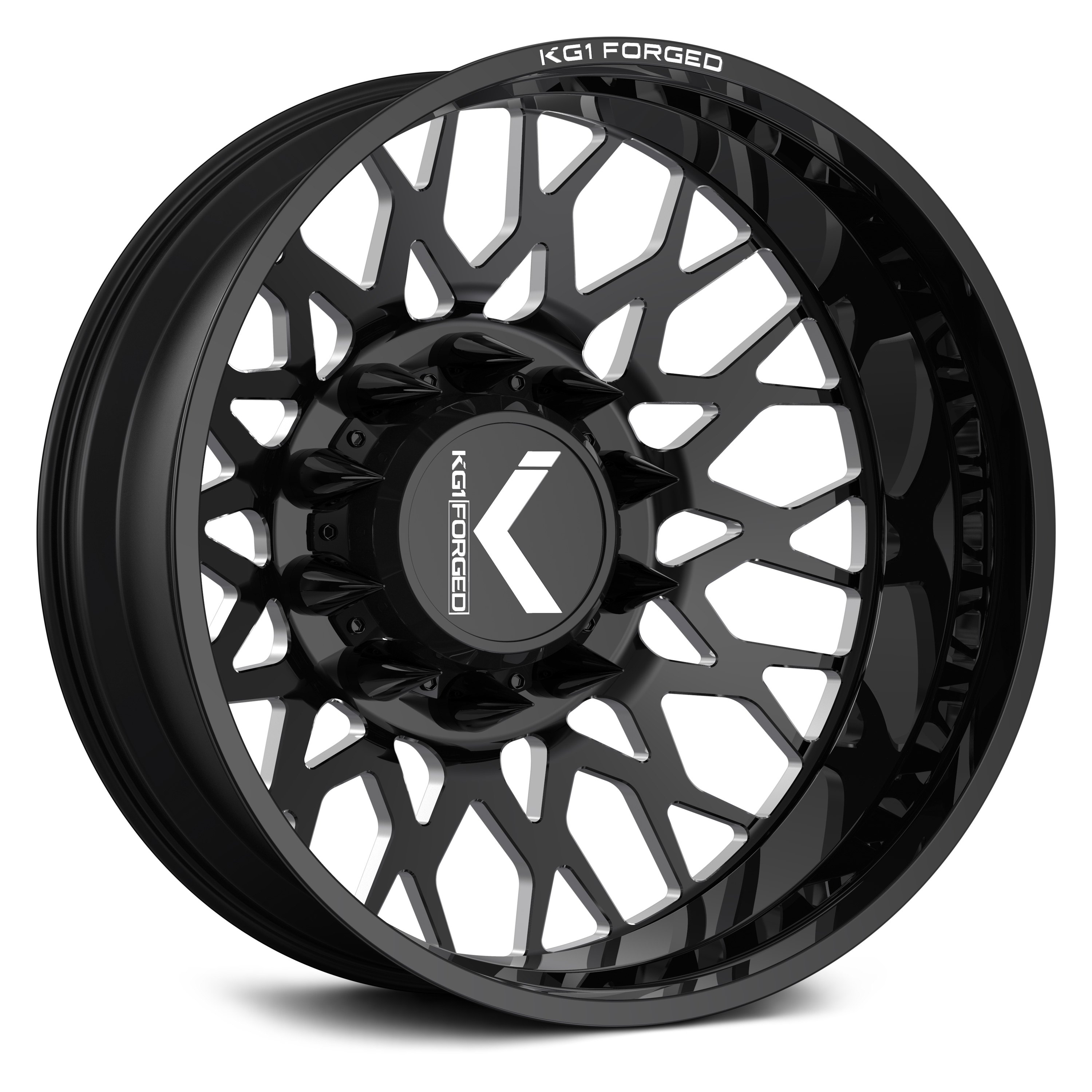 KG1 FORGED® KD019 TORTURE-D Wheels - Gloss Black with Milled Accents ...