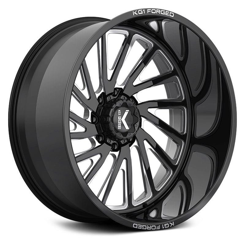 KG1 FORGED® KF004 VILE 8 Wheels - Gloss Black with Milled Accents Rims ...