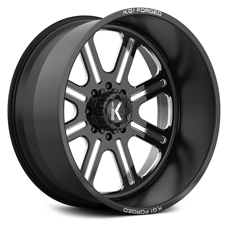 KG1 FORGED® KF010 VALOR Wheels - Gloss Black with Milled Accents Rims ...