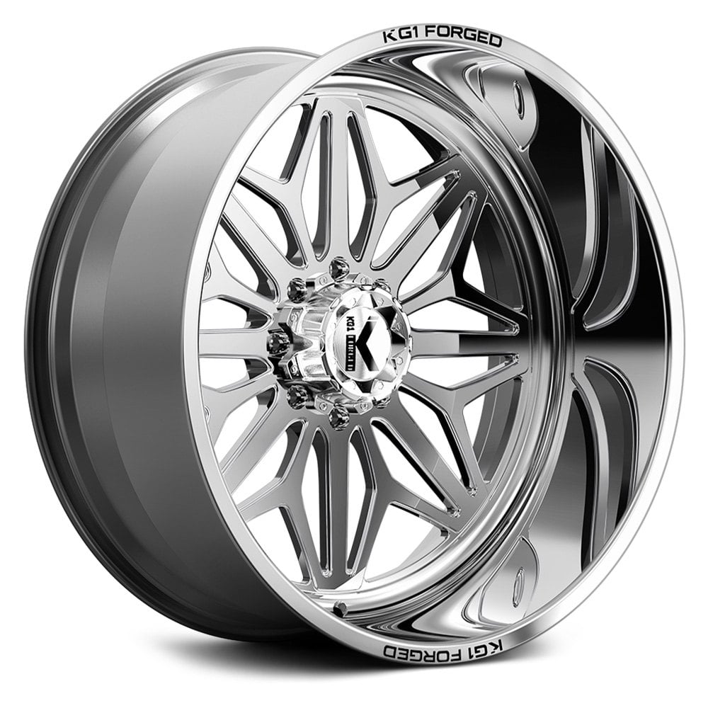 KG1 FORGED® KF014 SNOW Wheels - Polished Rims - KF014241257PS