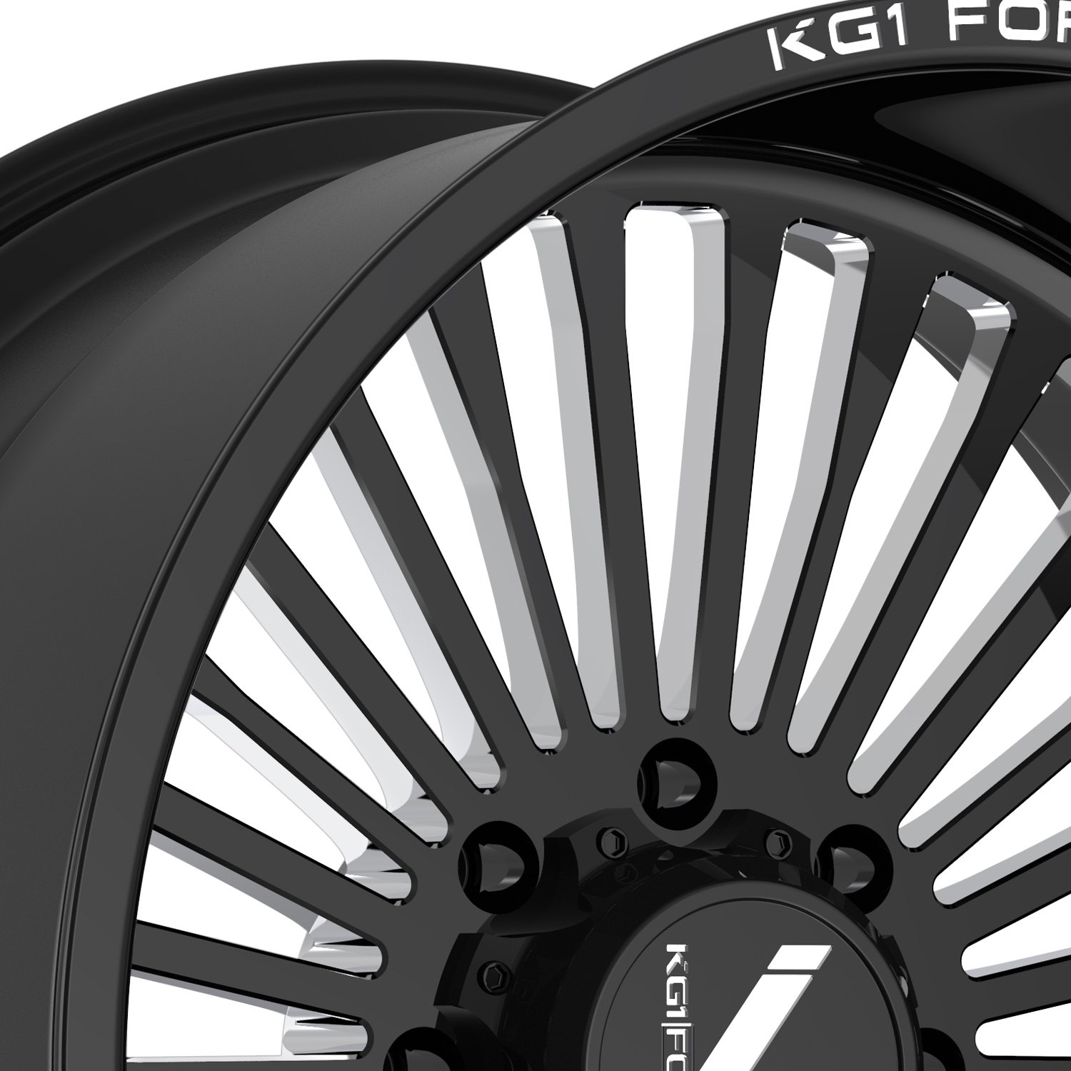 KG1 FORGED® KF051 VEGAS Wheels - Gloss Black with Milled Accents Rims