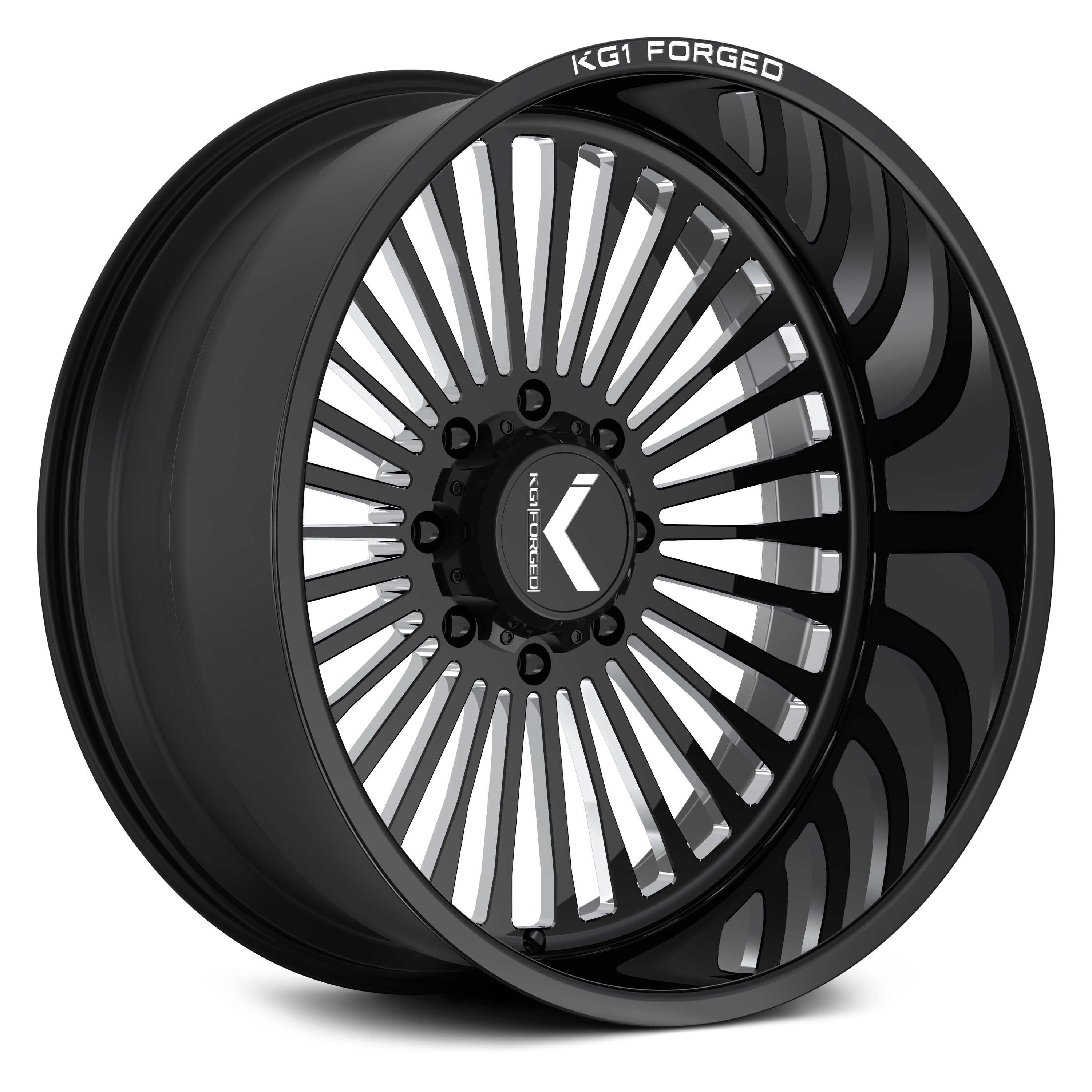 KG1 FORGED® KF051 VEGAS Wheels - Gloss Black with Milled Accents Rims