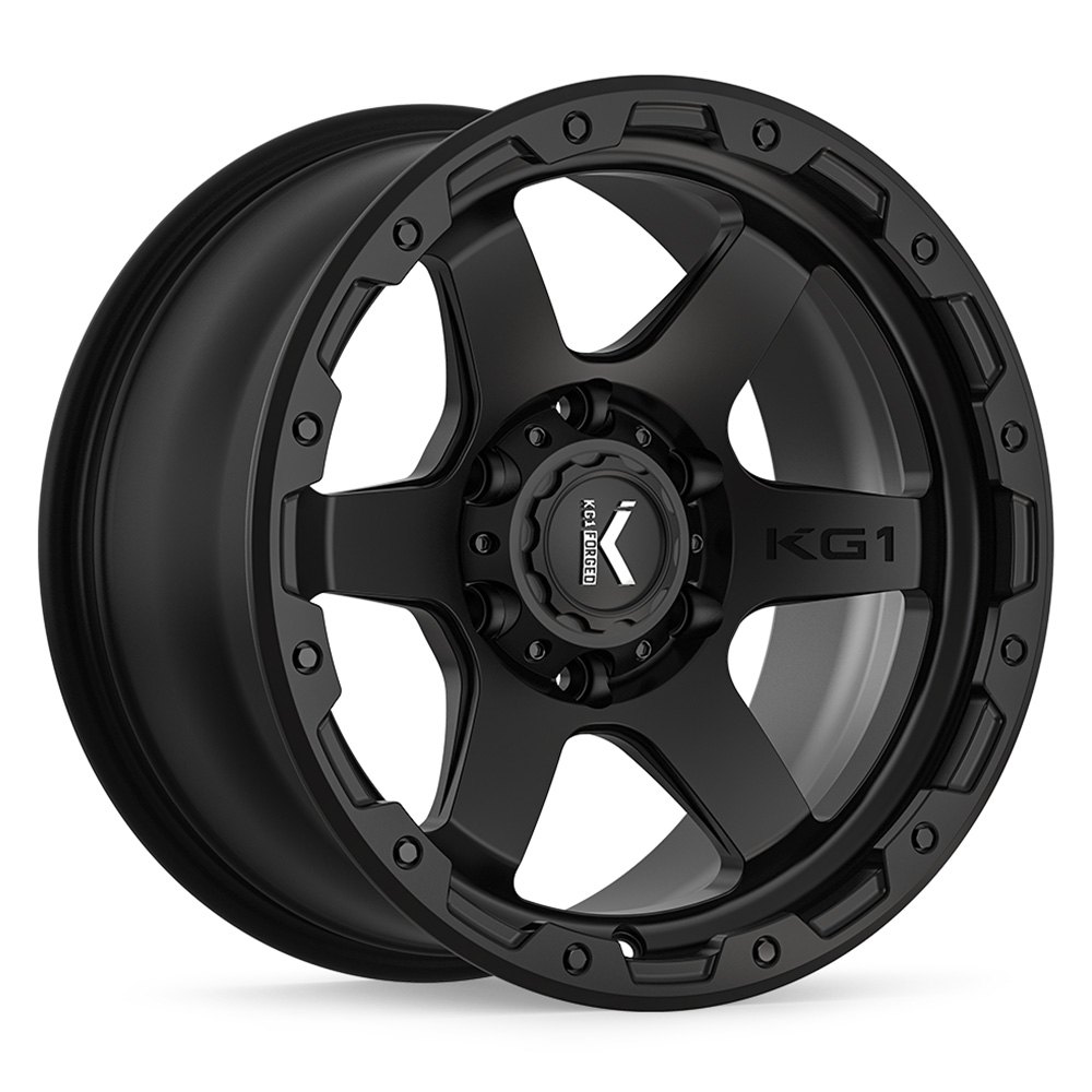 KG1 FORGED® KO920 LAUNCH Wheels - Matte Black with Black Ring Rims ...