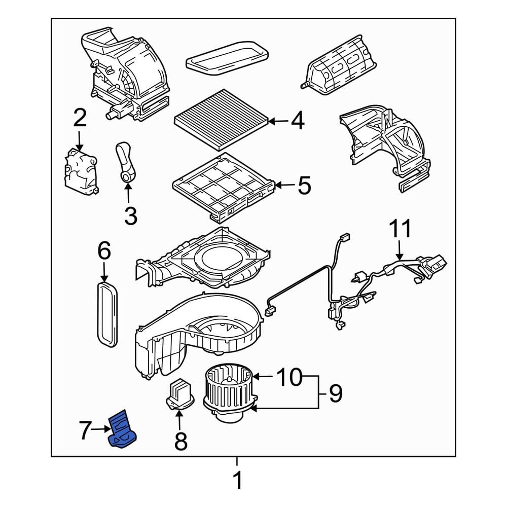 Kia OE 971282D210 - HVAC Blower Motor Resistor