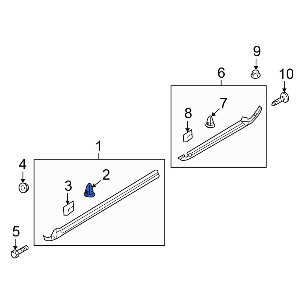 Kia OE 8775927000 - Rocker Panel Molding Grommet