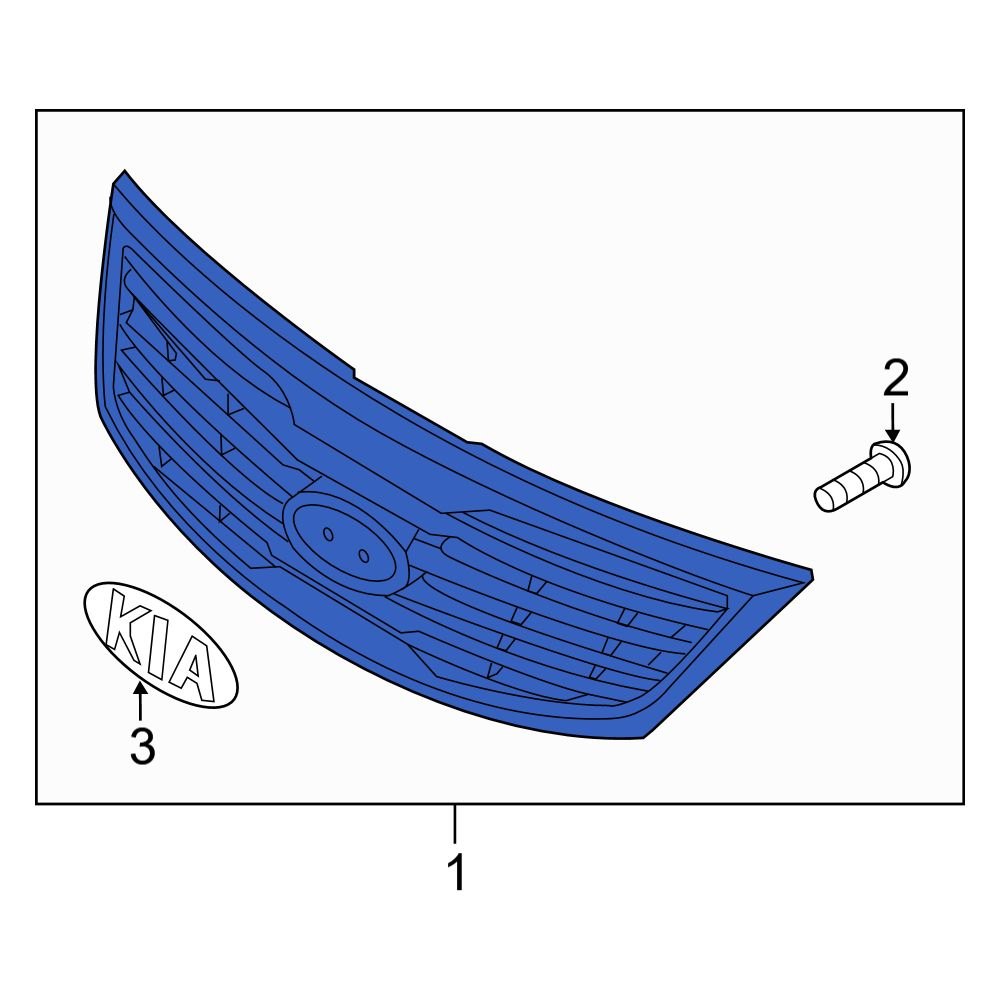 Kia OE 863503W000 - Front Grille
