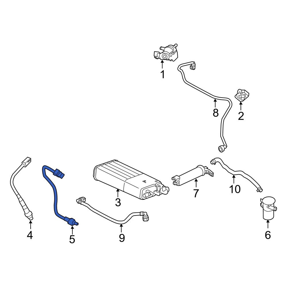 Kia OE 392102GBB0 - Rear Oxygen Sensor