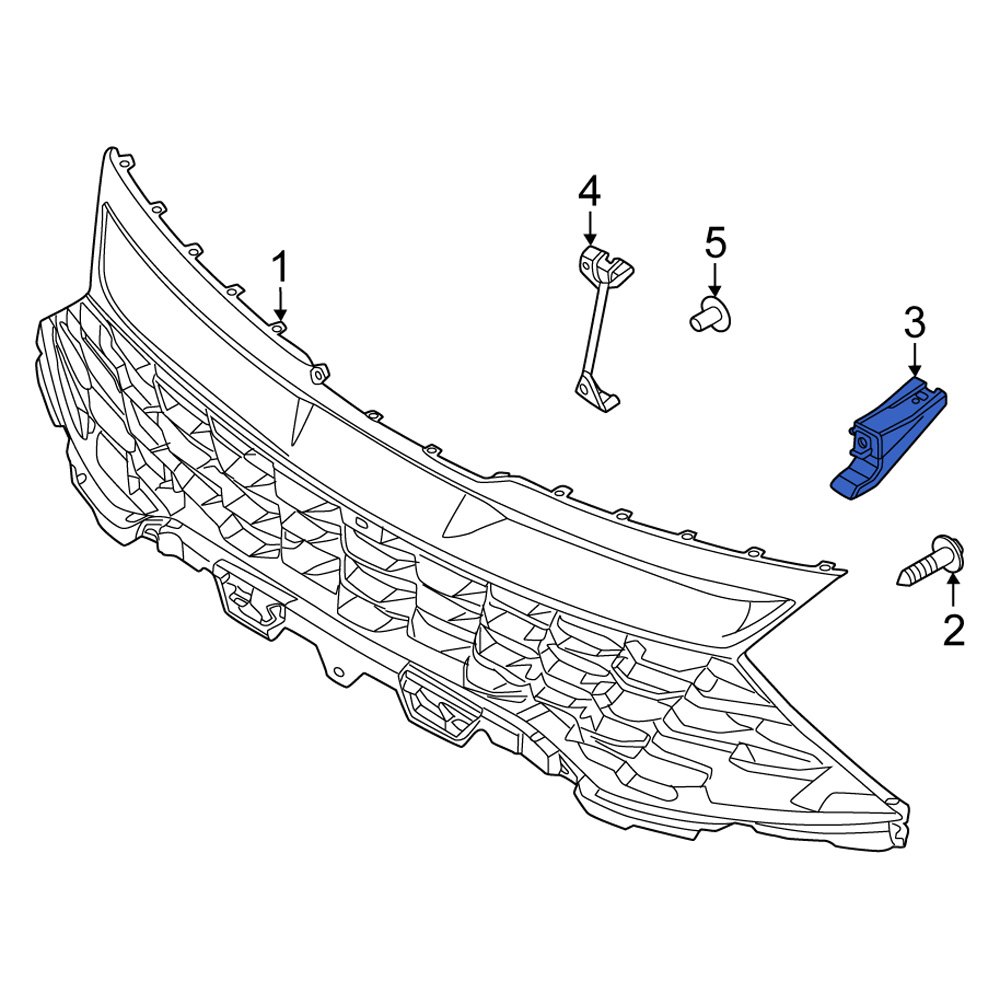 Kia OE 86525DW000 - Grille Bracket