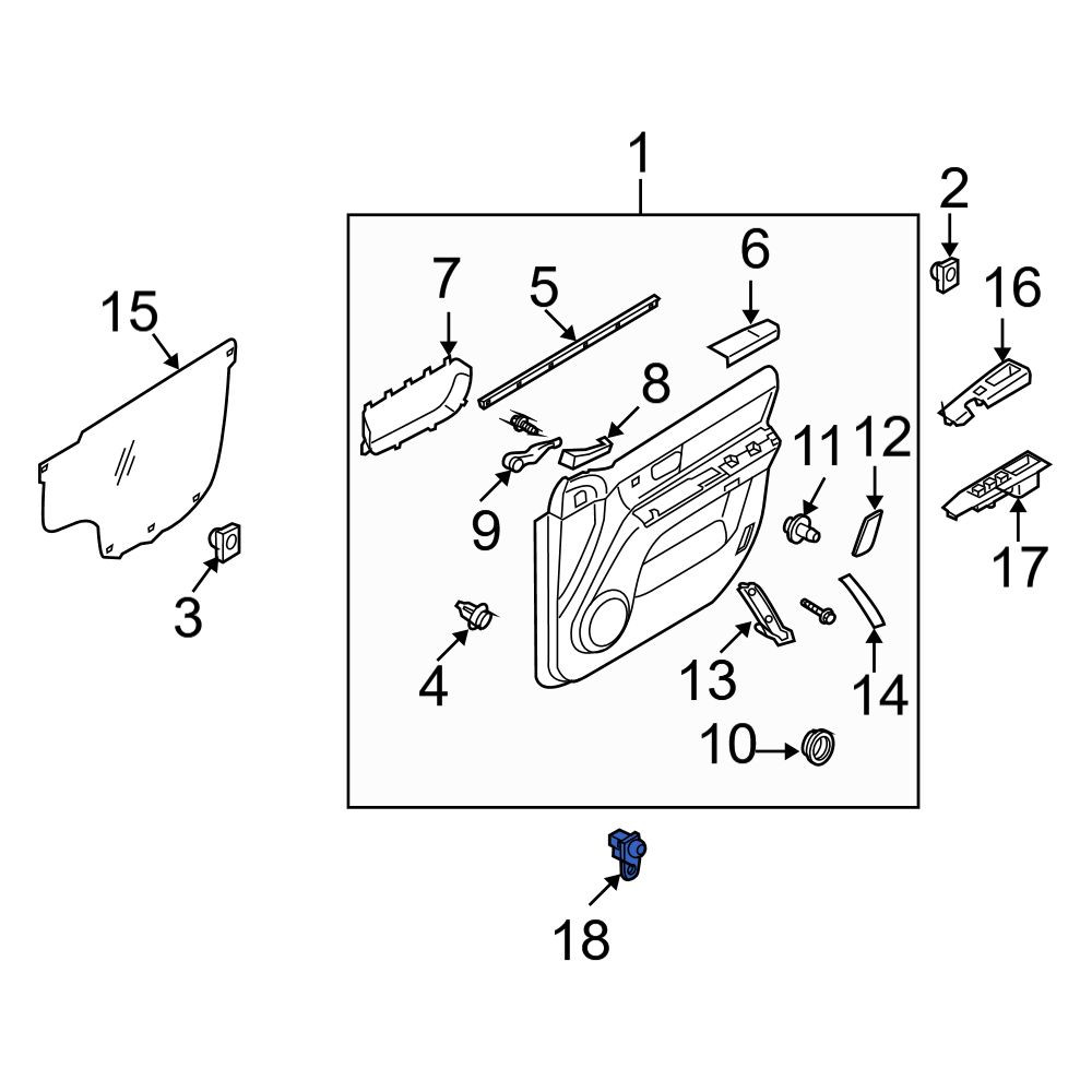 Kia OE 935603B100 - Front Door Jamb Switch