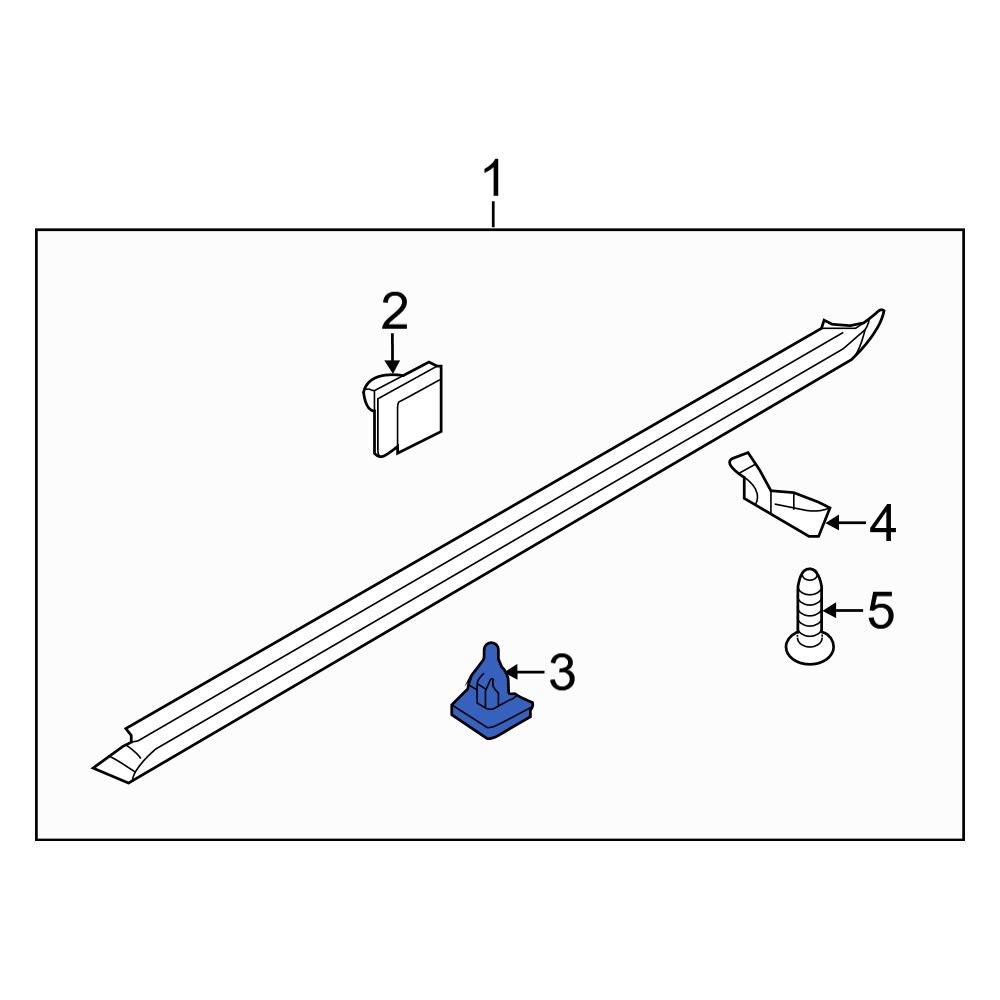 Kia OE 8775927000 - Rocker Panel Molding Grommet