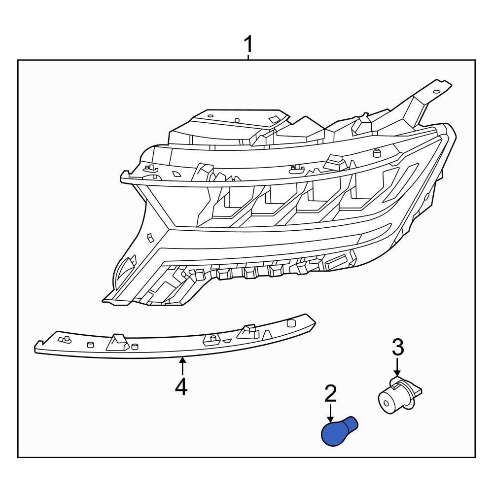 Kia OE 1864428087L - Front Turn Signal Light Bulb