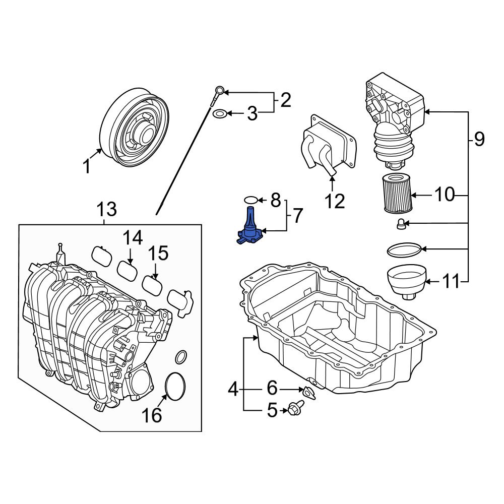 Kia OE 215902S000 - Engine Oil Level Sensor