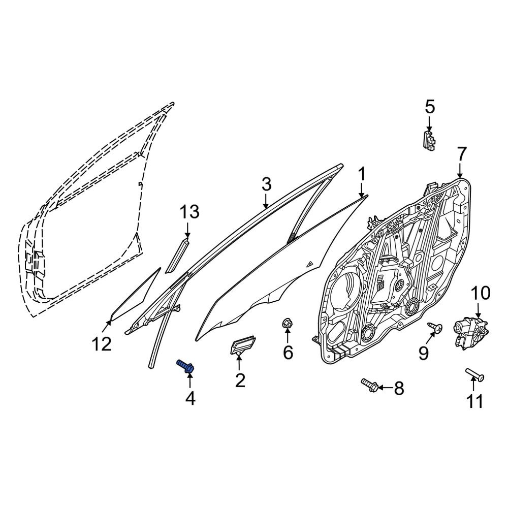 Kia OE 1140806141 - Fender Bolt