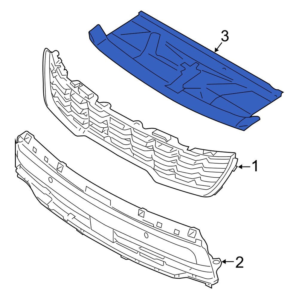 Kia OE 86391P2000 - Front Radiator Support Access Cover