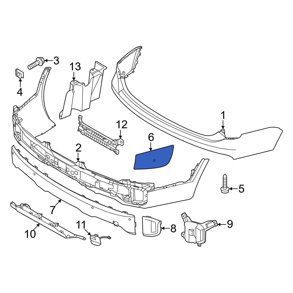 Kia OE 86629S9000 - Bumper Seal