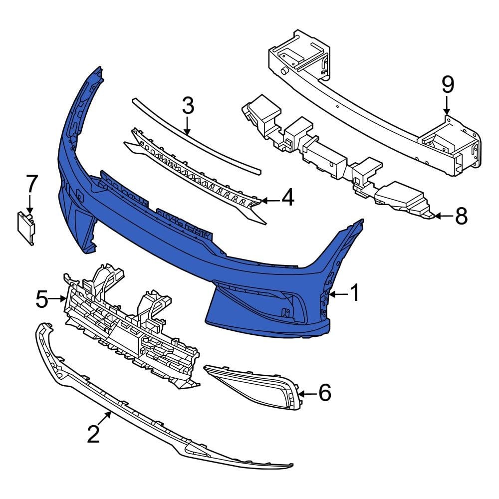 Kia OE 86510CV260 - Front Bumper Cover