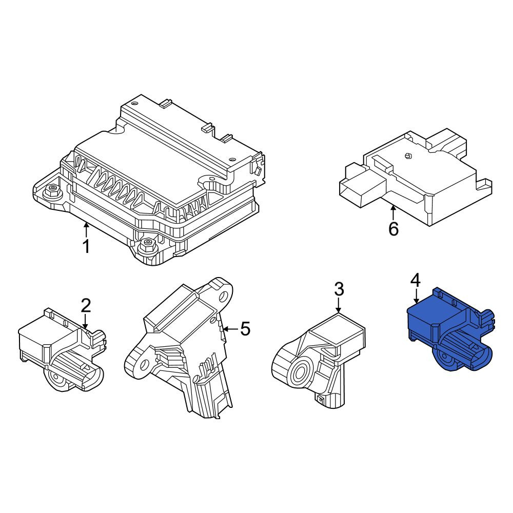 Kia OE 95920L1000 - Front Air Bag Impact Sensor