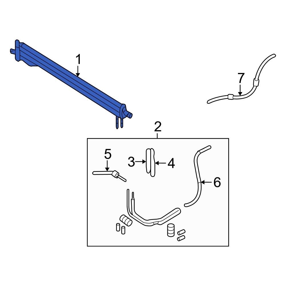 Kia OE 254604D900 - Automatic Transmission Oil Cooler