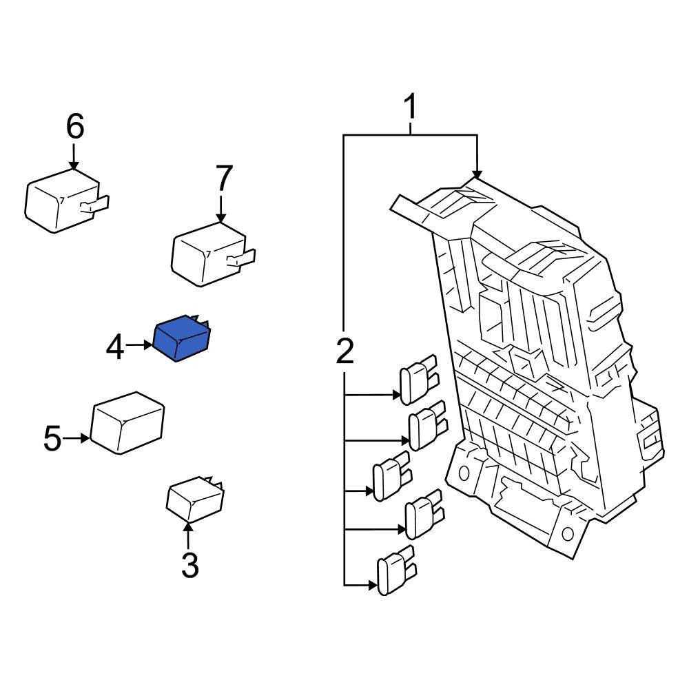 Kia OE 952252D000 - Accessory Power Relay