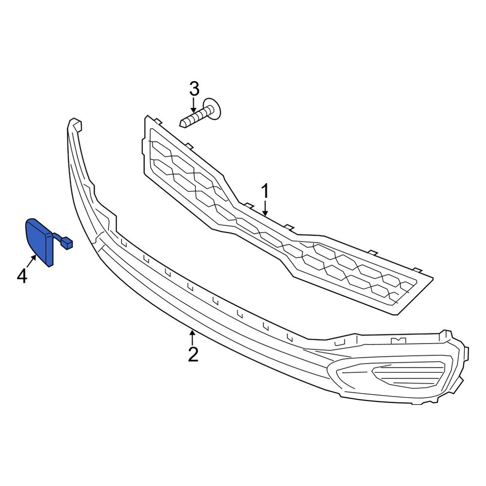 Kia OE 865171W500 - Front Tow Eye Cap