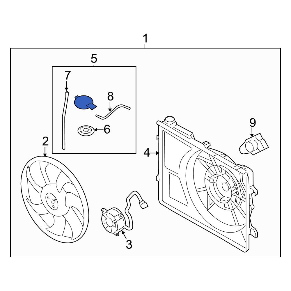 Kia OE 254401R000 - Engine Coolant Reservoir Cap
